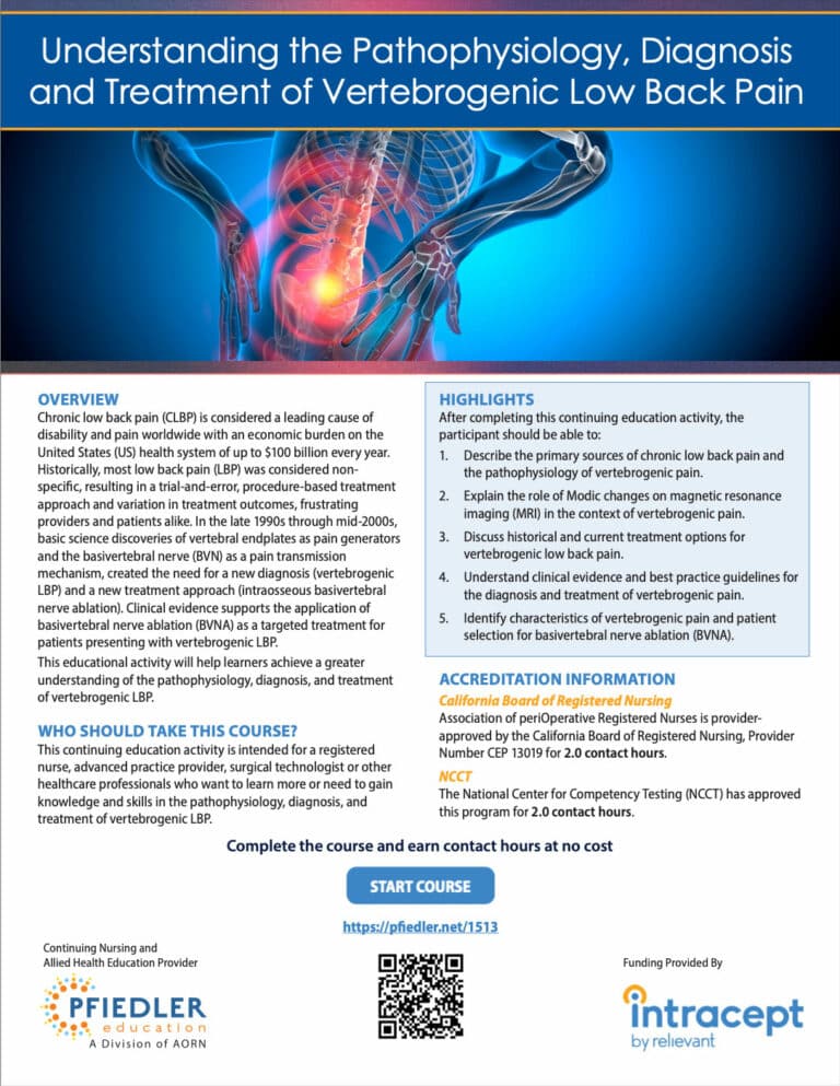 Explore the Intracept Procedure for Chronic Low Back Pain